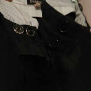 Bobby J | Pants & Jumpsuits | Vtg Bobby J Culottes Blackblack Stripes ...